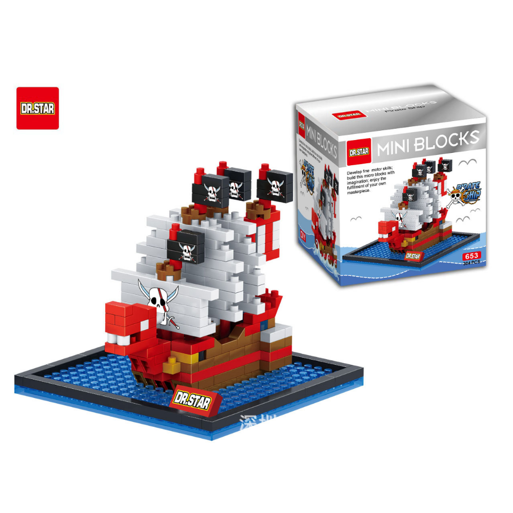 Lego One piece - Navire Red Force L'Équipage du Roux Shanks - La ...