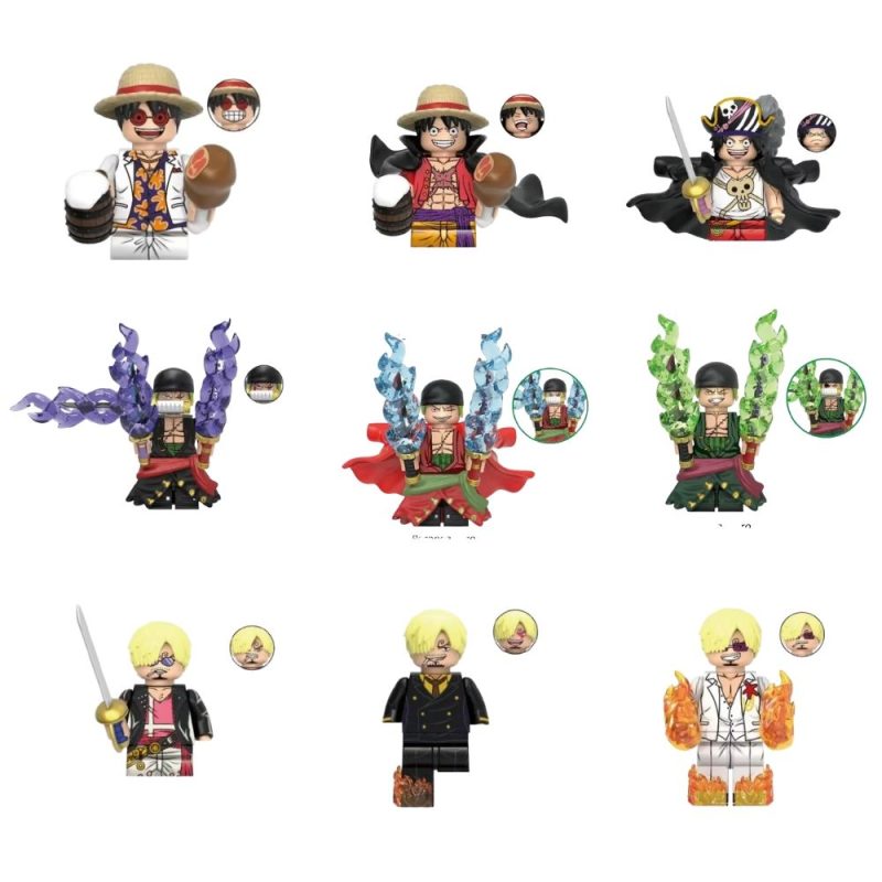 Pack 9 lego Luffy Zoro et Sanji - La Boutique N°1 en France spécialisée ...